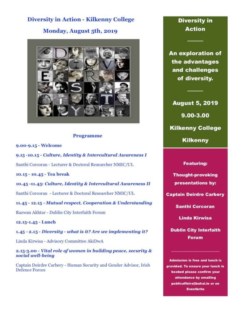 Diversity in Action Seminar - Bahá'ís of Ireland